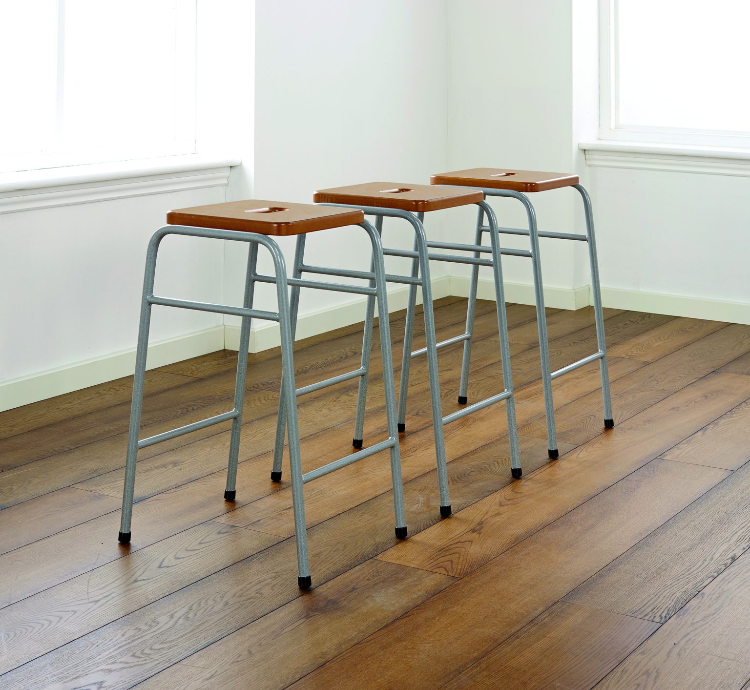 Metalliform 25 Series Stackable MDF Stool - Winscombe