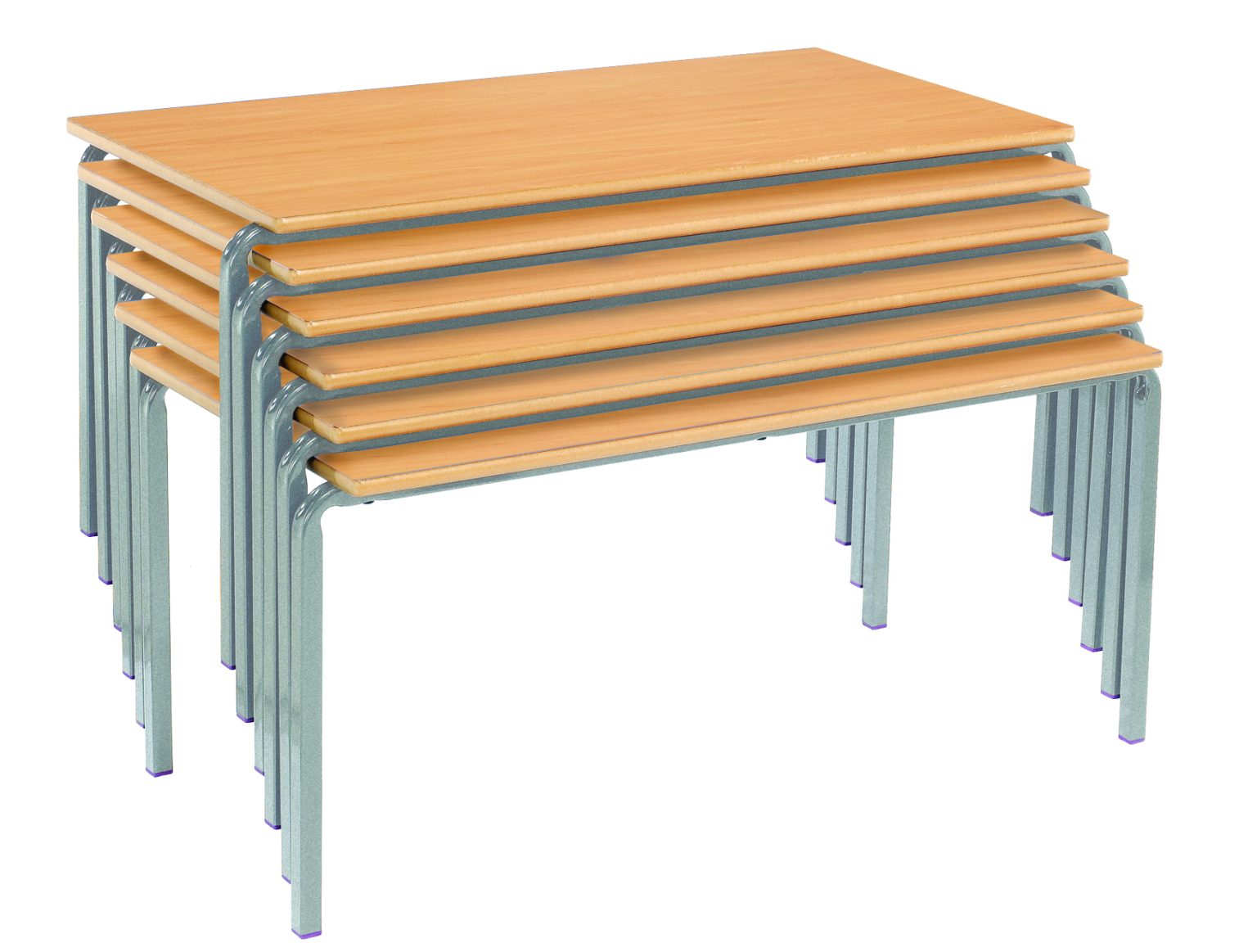 Metalliform Crush Bent Classroom Nesting Tables - Winscombe