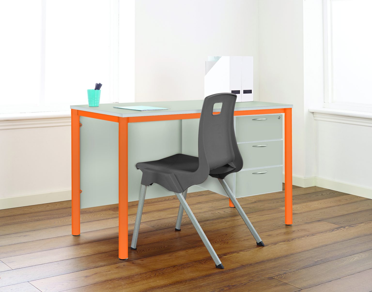 Metalliform RT45 Premium Teachers Desk - Winscombe