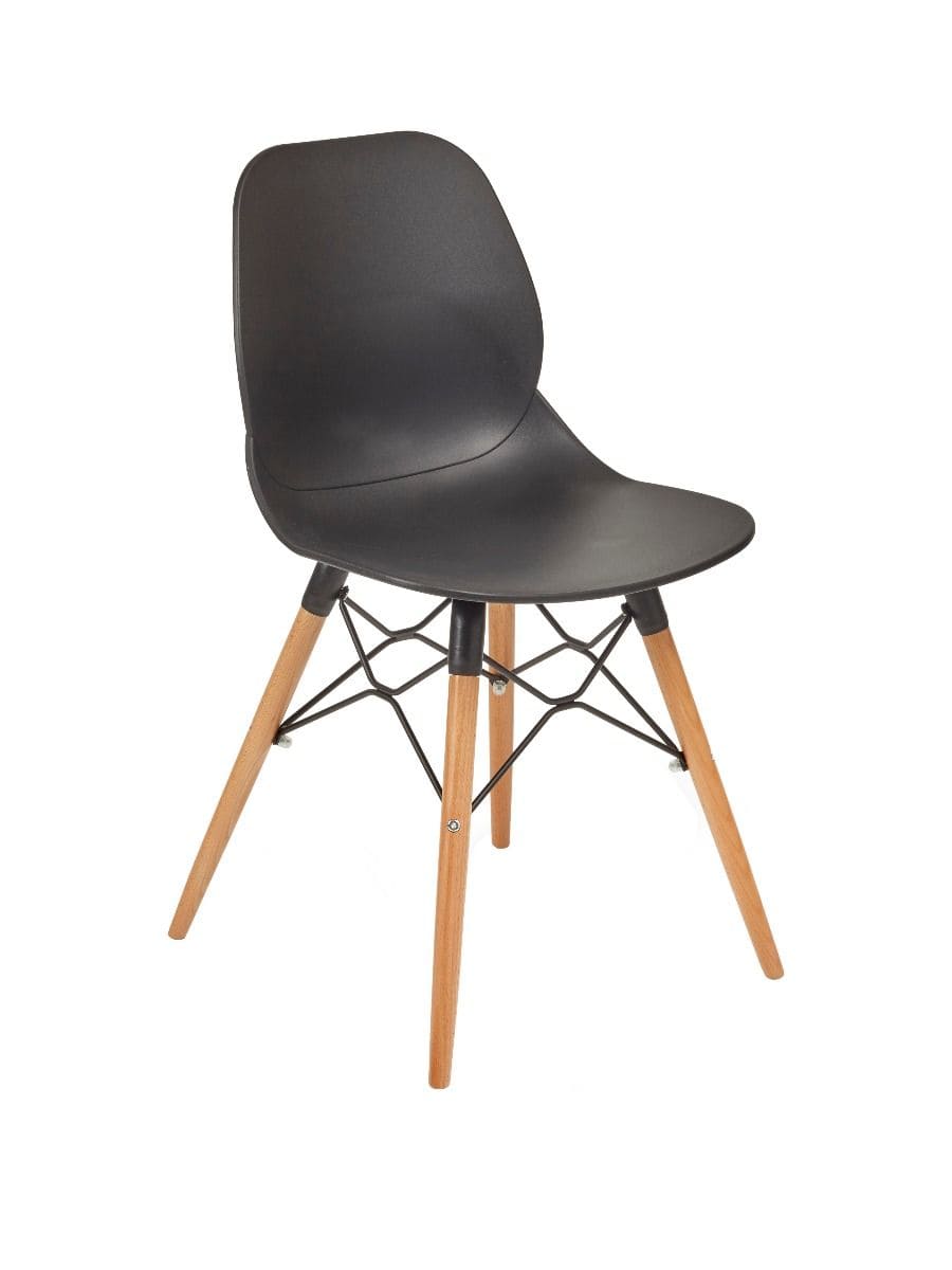Shoreditch- Café & Bistro K Beech Frame Polypropylene Chair - Winscombe